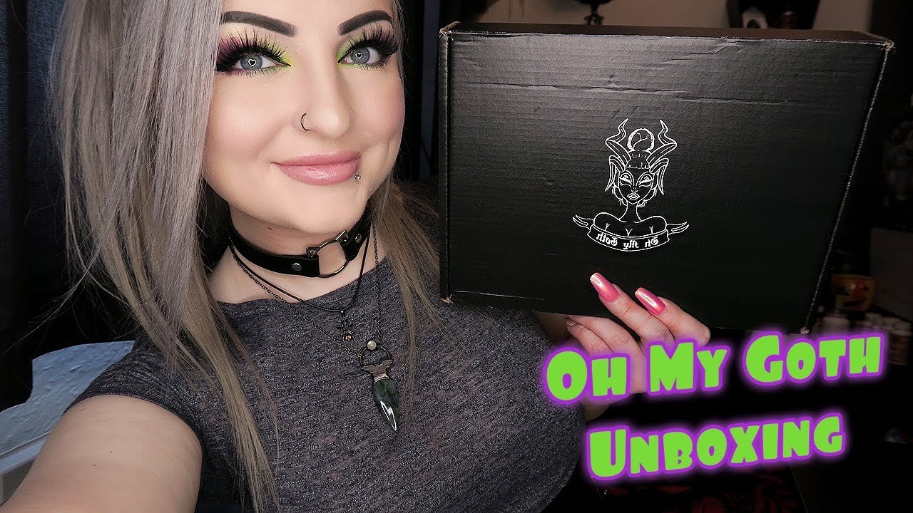 Oh My Goth - New Monthly Subscription Box Unboxing - June 2021 - YouTube