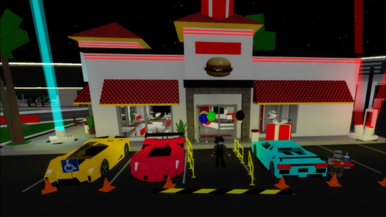 BURGER SHOP IN BROOKHAVEN!!! - YouTube