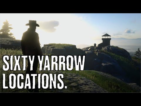 Red Dead Redemption II. 60 Yarrow Locations. - YouTube