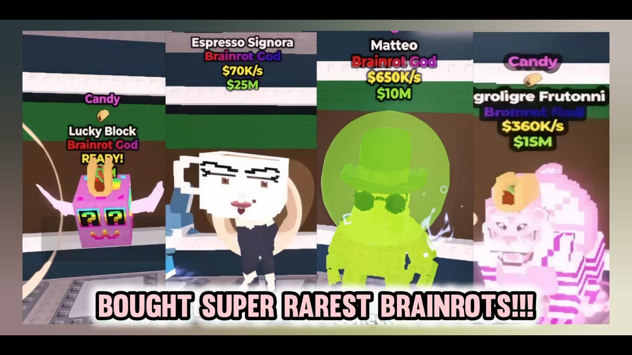 The Super Rarest Brainrots Are Finally Here! [Steal a brainrot] UPDATE ...