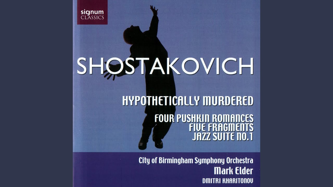 Four Romances on Poems by Pushkin, Op. 46 for Bass and Chamber ...
