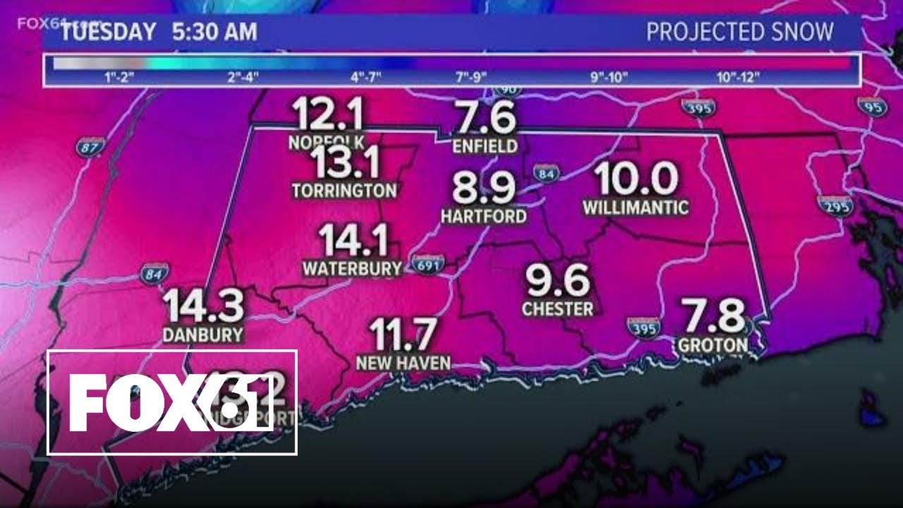 Weather Watch: Winter storm Monday & Tuesday - YouTube