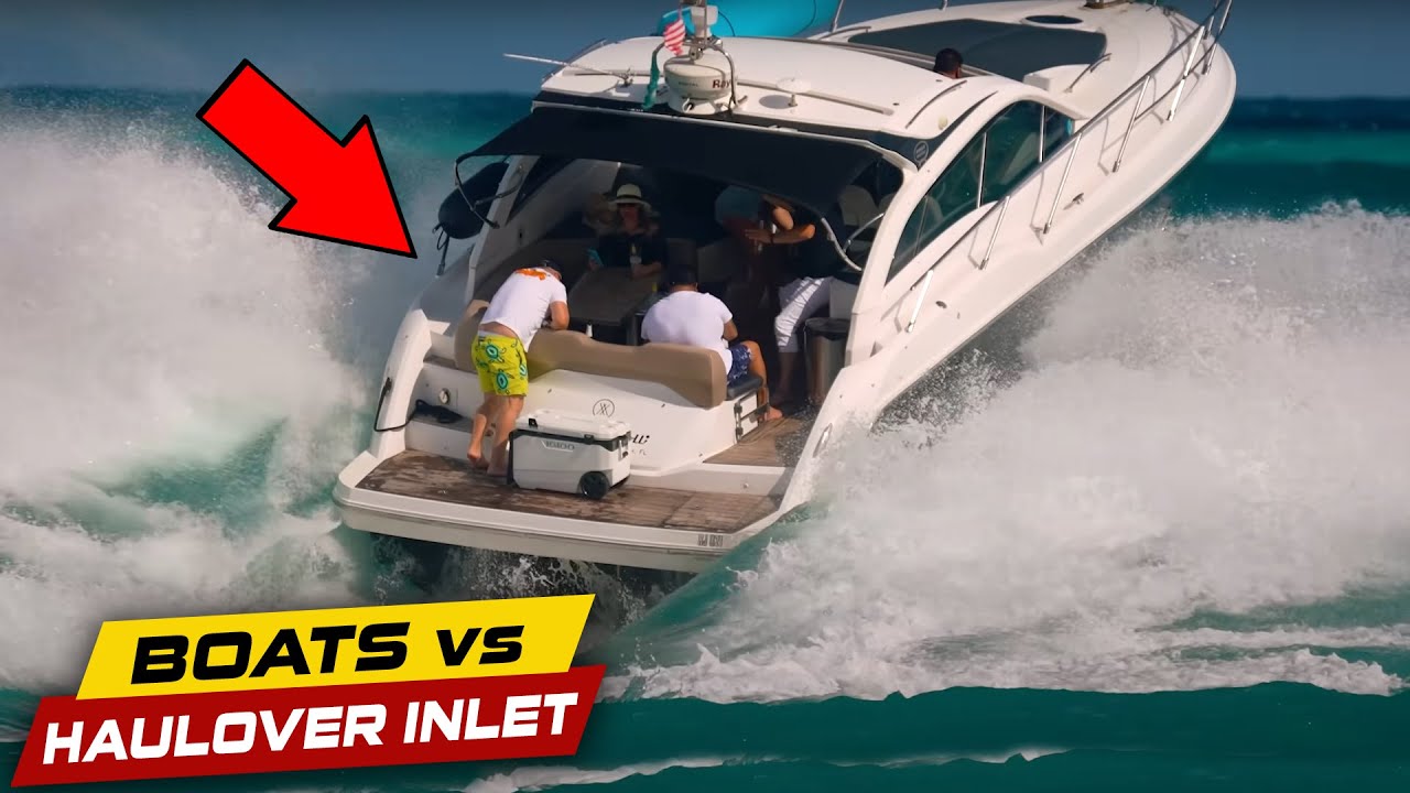 THIS IS A TERRIBLE SPOT TO BE AT! | Boats vs Haulover Inlet - YouTube