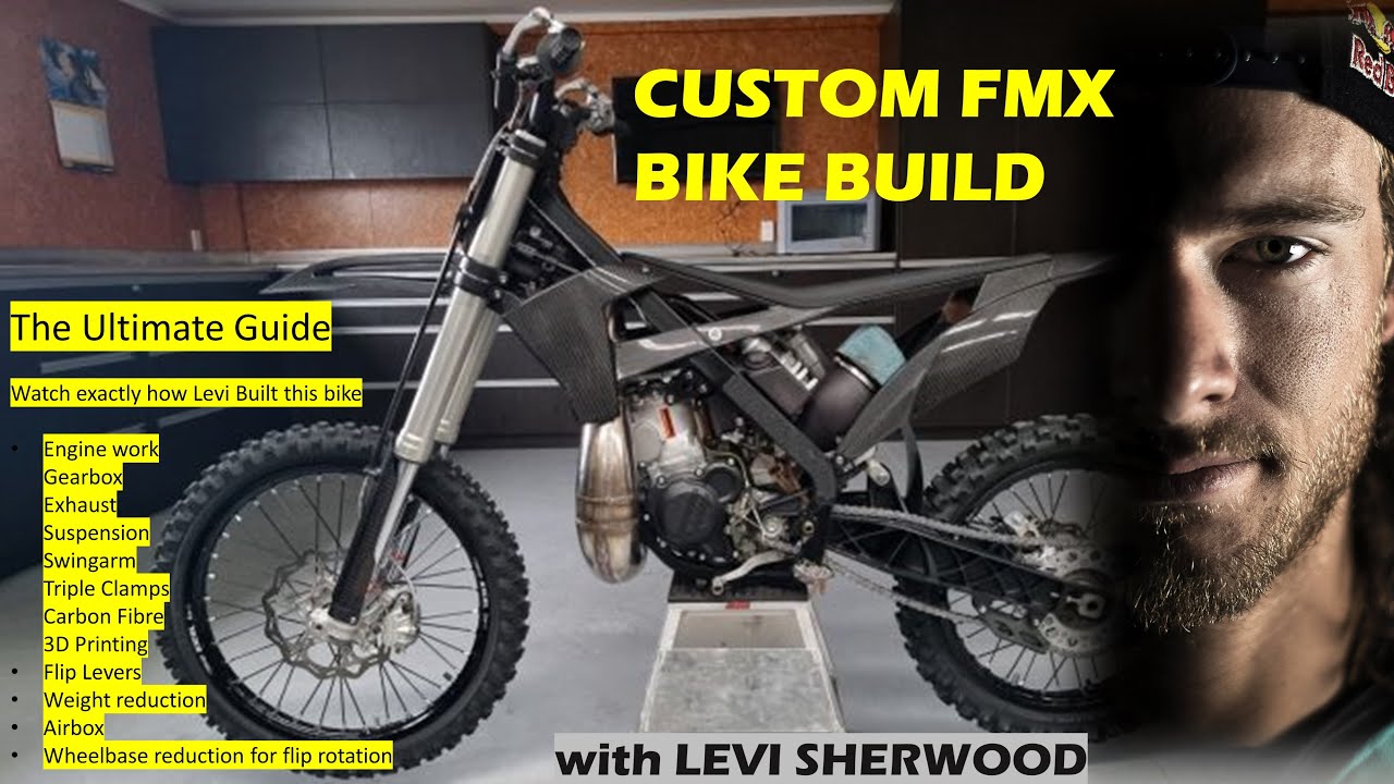 Custom FMX Bike built by Levi Sherwood - YouTube
