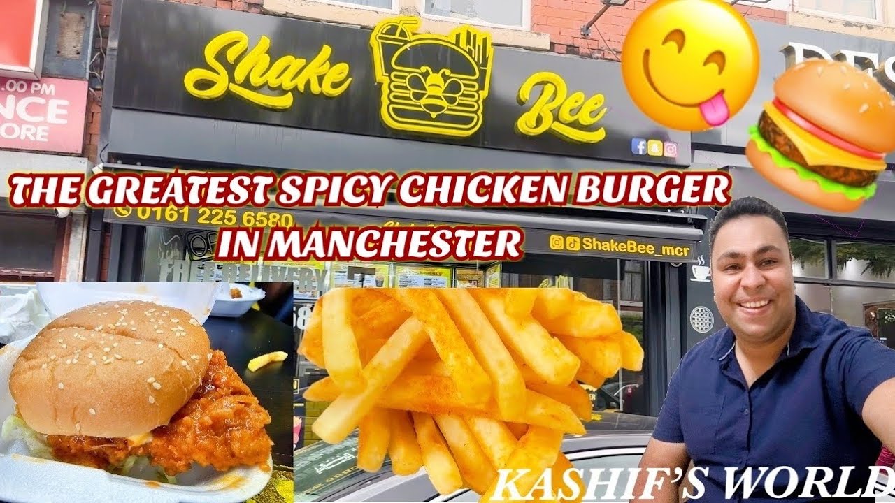 THE BEST SPICY CHICKEN BURGER! FOOD REVIEW😋 🍔| MANCHESTER | KASHIF’S ...