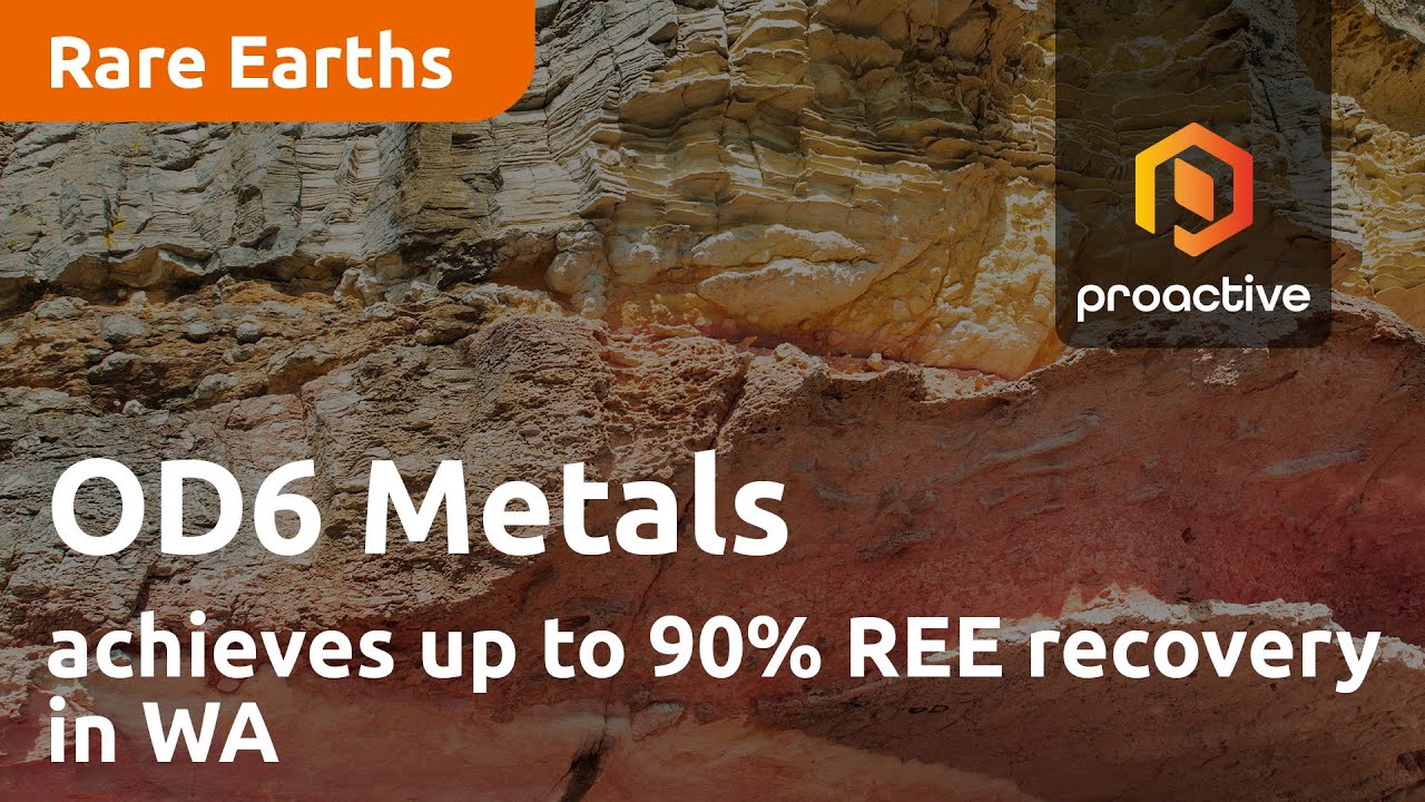 OD6 Metals achieves up to 90% REE recovery in WA - YouTube