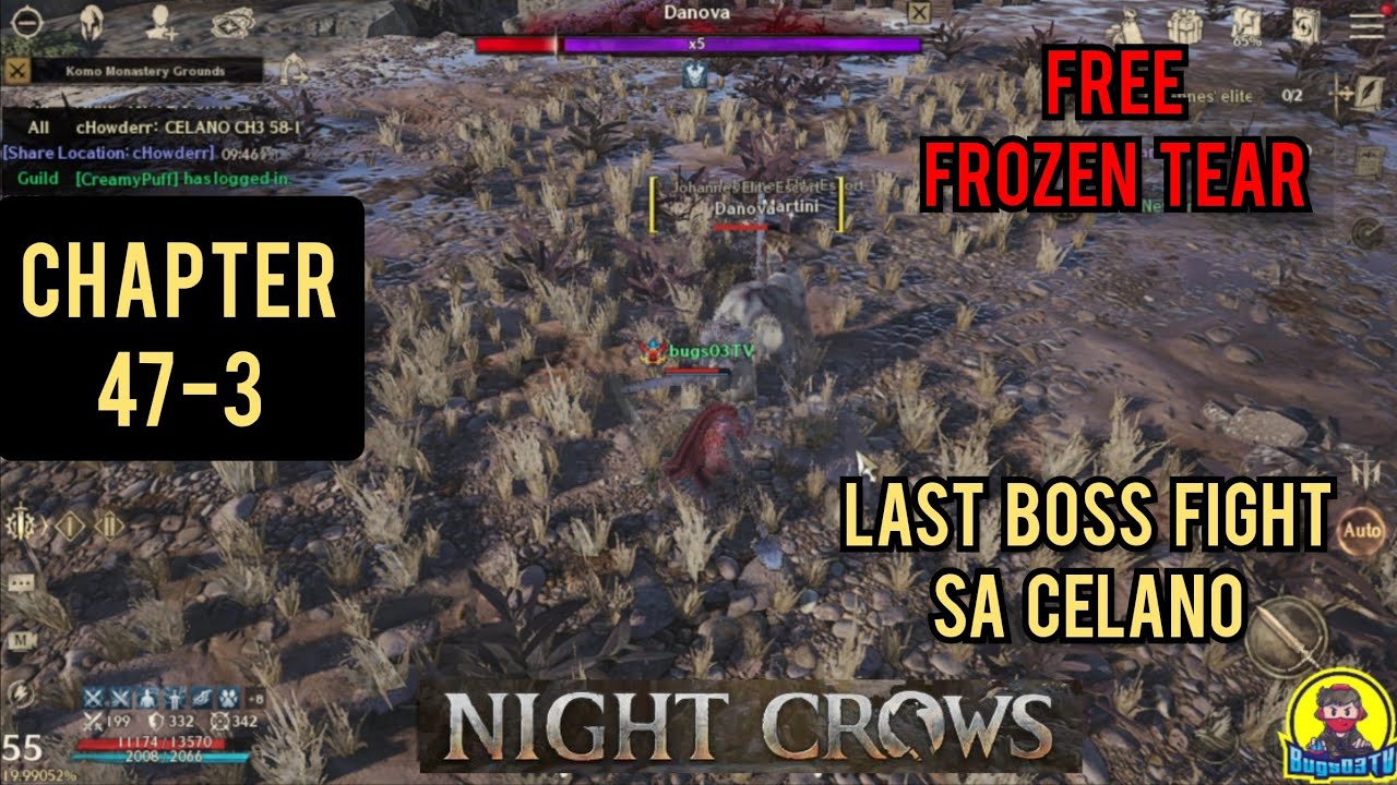 NIGHT CROWS Chapter 47-3 392PVE/ACC DMG RED 185+ (2 BOSS) LAST CHAPTER ...