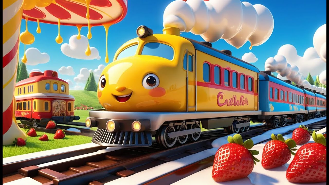 Pancake Train Goes Choo Choo | Fun Pancake Song for Kids | Playful ...