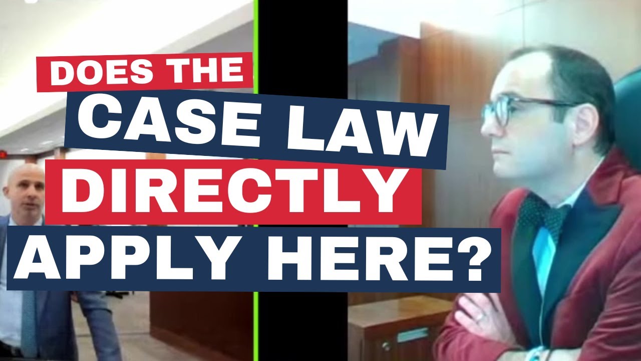 Judge Fleischer And Attorneys DEBATE CASE LAW Regarding Probable Cause ...