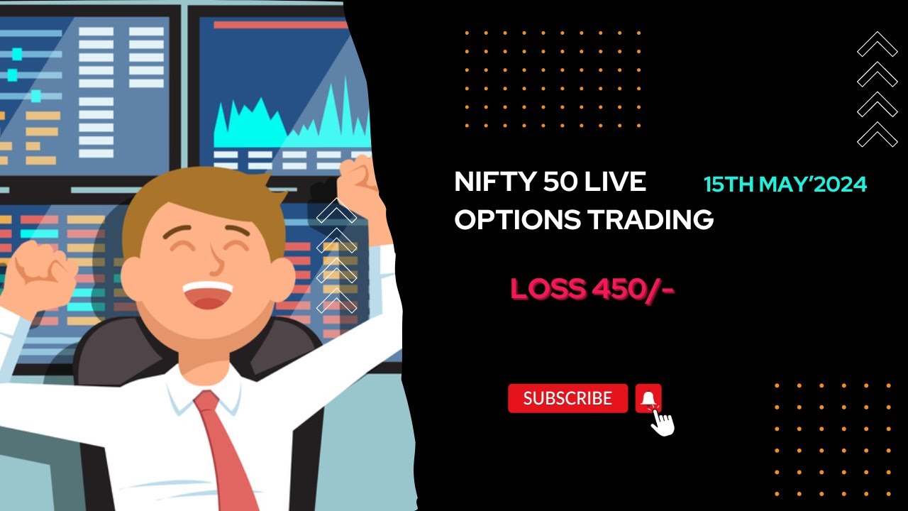 NIFTY 50 Options: Live Intraday trading (15th May 2024) LOSS Rs. 450 ...