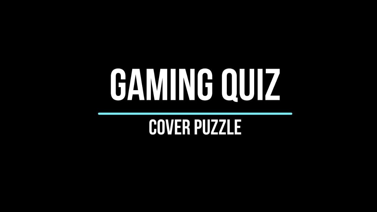 Gaming Quiz - PS 4 Cover Puzzle - Guess the Game with Cover Parts ...