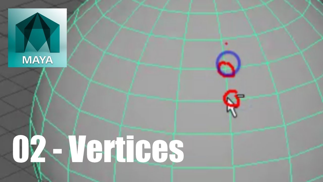 Maya - Lesson 02 - Vertices - YouTube