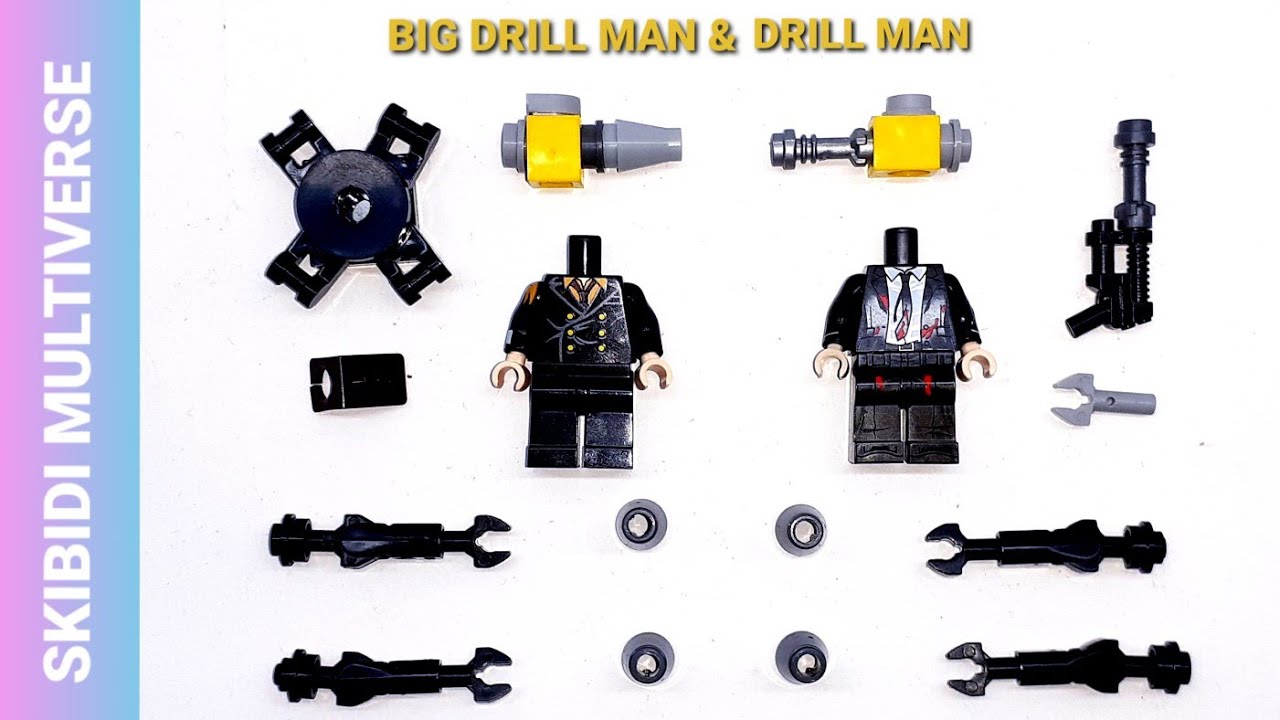 easy assemble mini drillman & big drillman in skibidi toilet multiverse ...