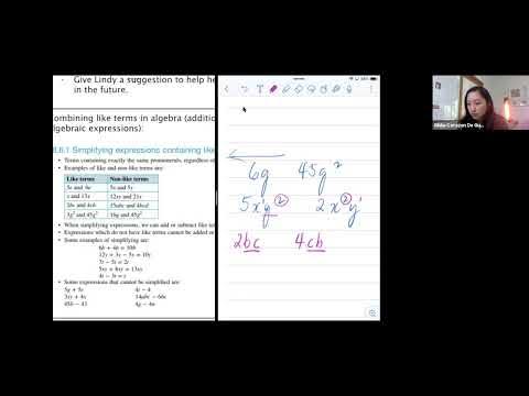 Year 7 Adding and Subtracting Algebraic Expressions - YouTube