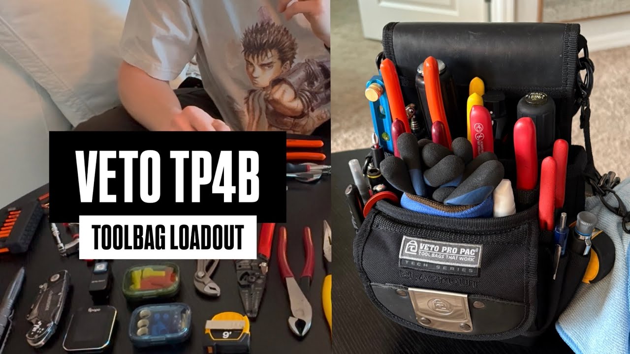 Veto Pro Pack TP4B Toolbag Loadout - Apartment Maintenance - YouTube
