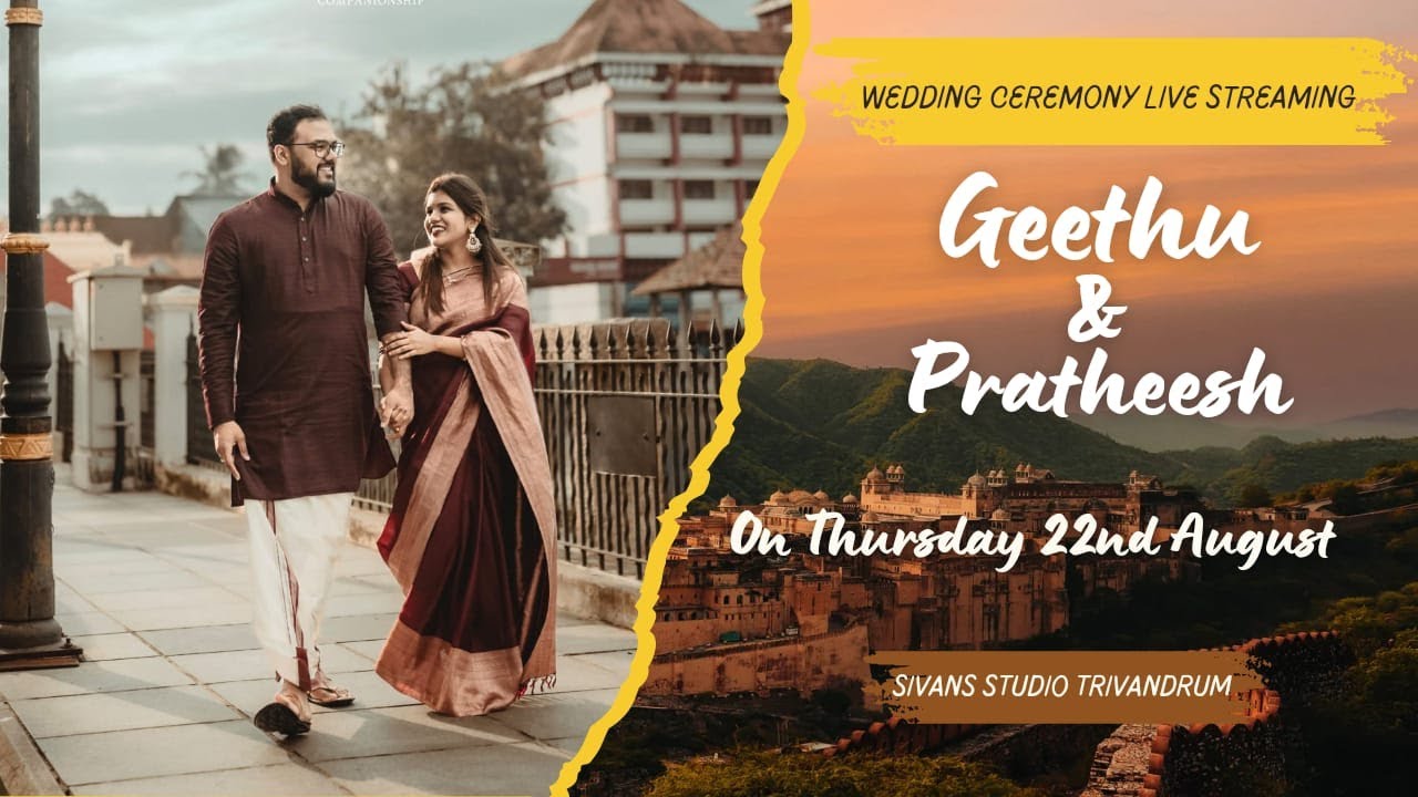 Geethu & Pratheesh Wedding Ceremony Live Streaming - YouTube