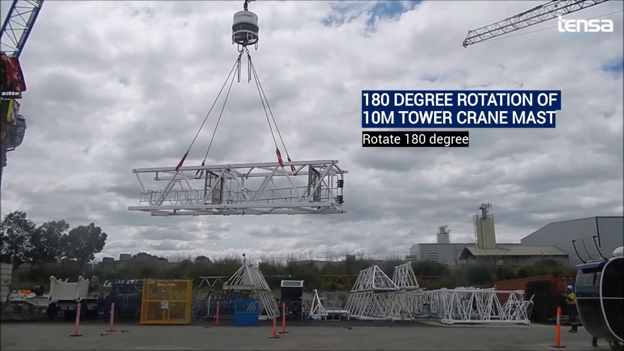 AR10 10m mast rotation - YouTube