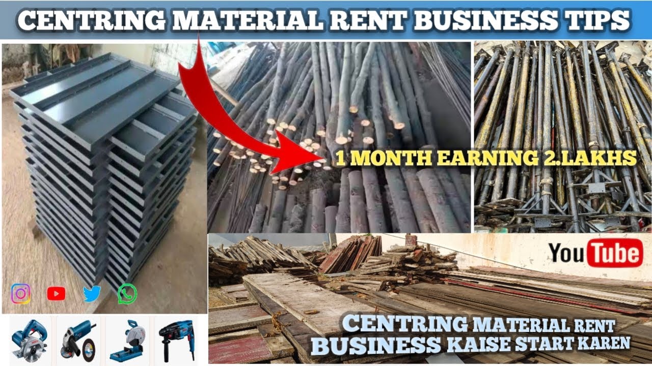 CENTRING MATERIAL | RENT BUSINESS | TIPS CENTRING MATERIAL RENT ...