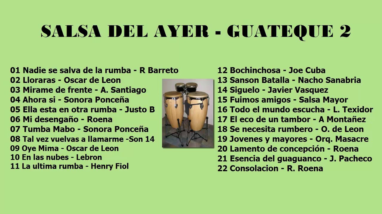 Salsa Vieja Guateque 2 Youtube