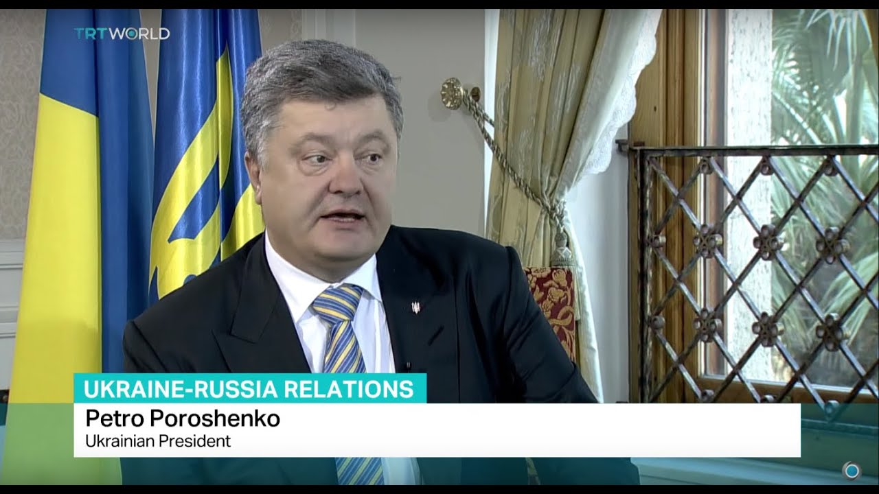 TRT World's Imran Garda met Ukrainian President Petro Poroshenko on ...