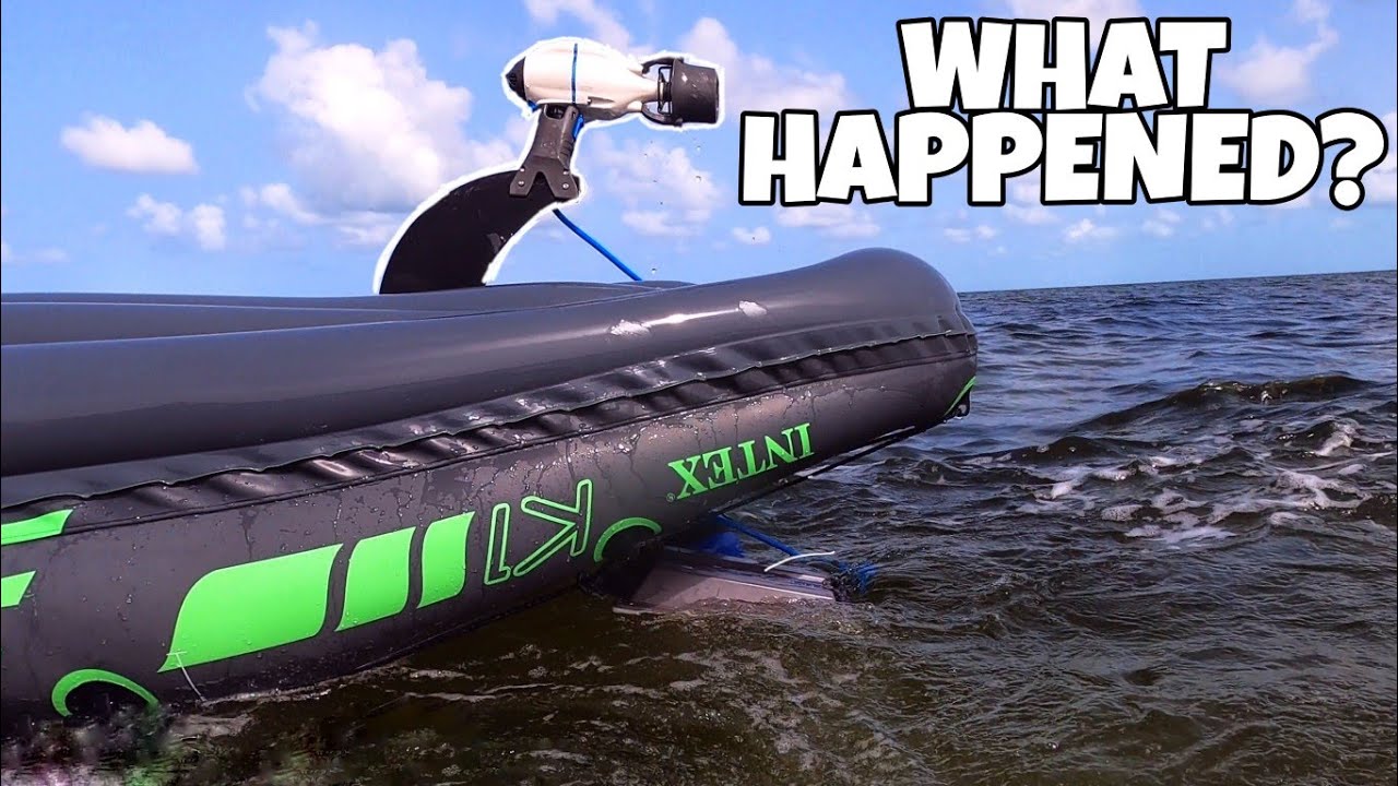 I MOTORIZED AMAZON CHEAPEST KAYAK WITH Bixpy Jet Intext CHALLENGER K1 ...