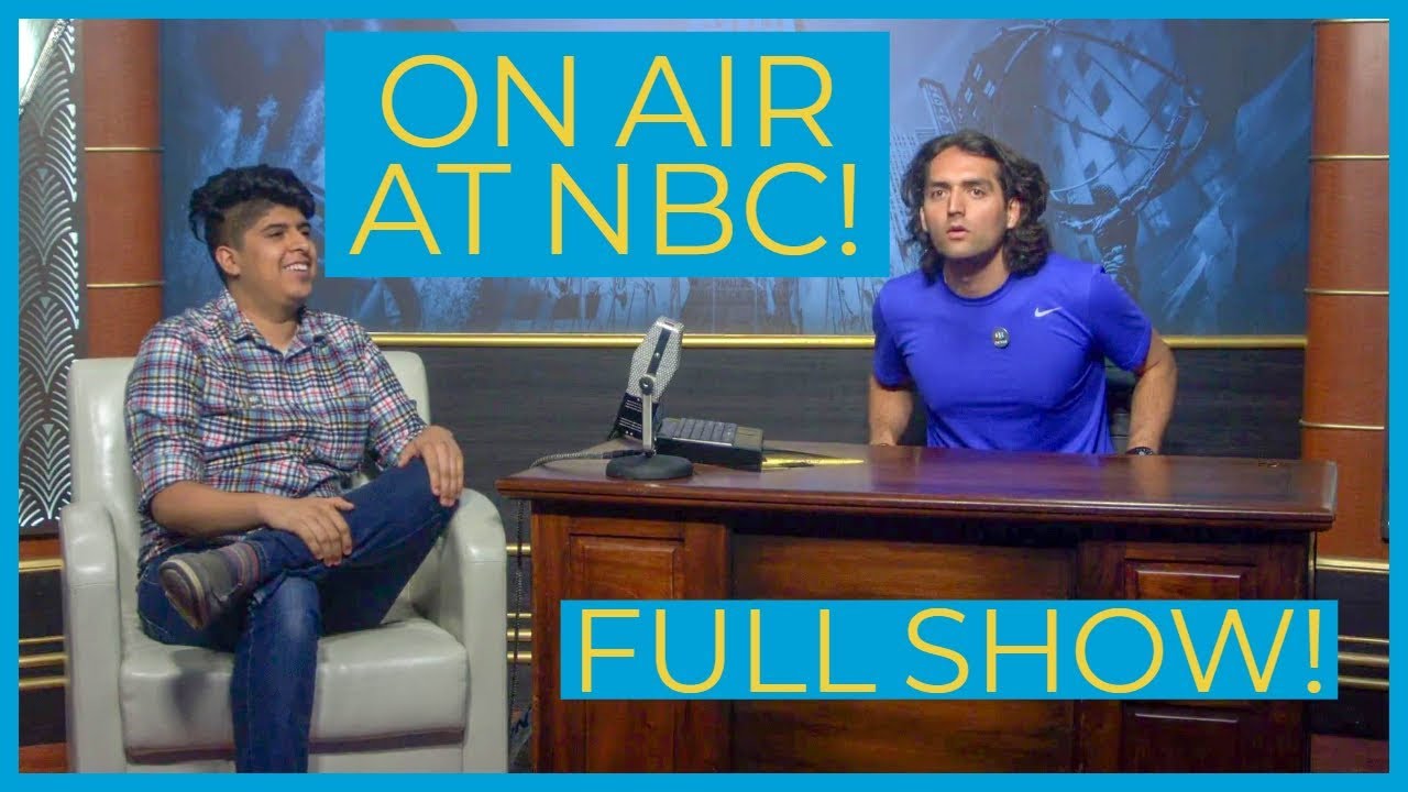 On Air at NBC Studios! - YouTube