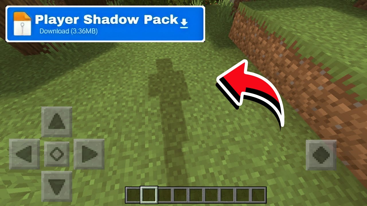 Player Shadow For MCPE | MCPE Dynamic Shadow Shader - YouTube