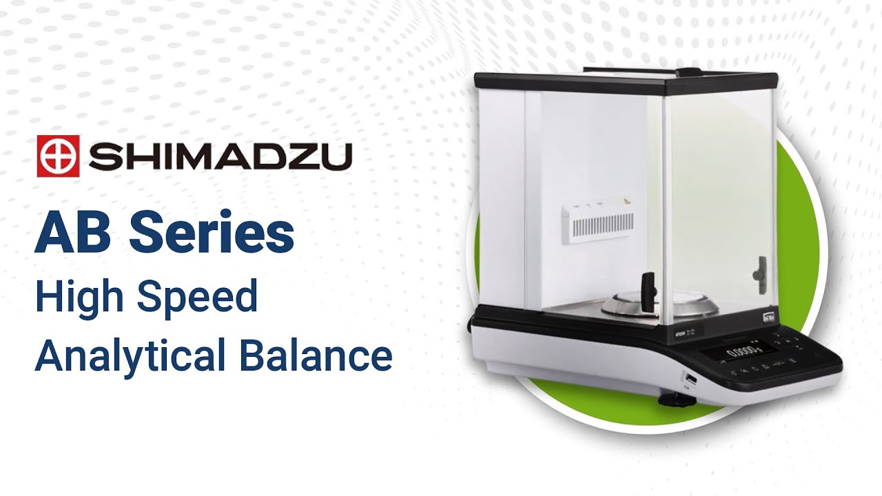 Shimadzu AP Series High Speed Analytical Balance - YouTube