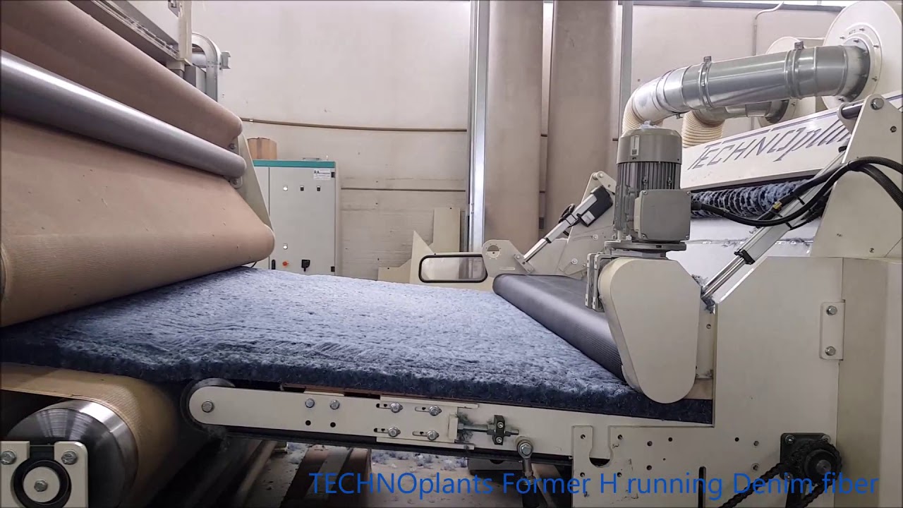 TECHNOplants MULTIline Former H runnung Denim fibers - YouTube