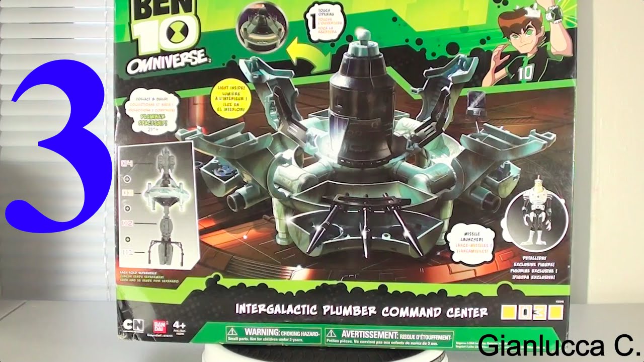 Ben 10 Omniverse Intergalactic Command Center Unboxing - YouTube