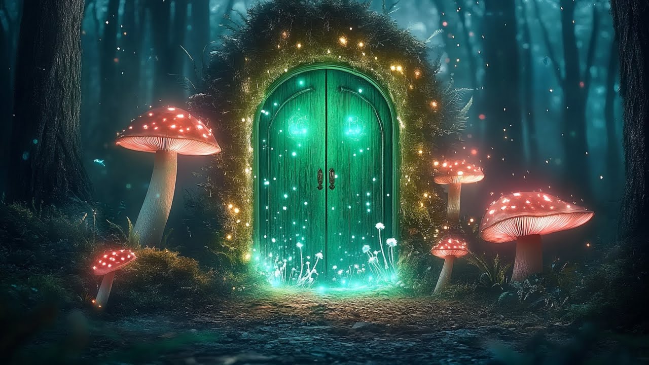 Magical Mushroom Forest 🍄 Fairy Flute Sounds, Beautiful Ambience | For ...