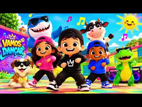 Turma Ritmo & Magia - O Baile dos Bichinhos (Funk Infantil para Dançar e Pular)