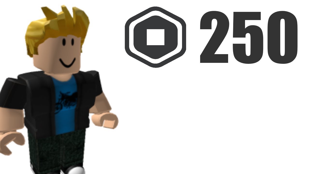 Your first 250 Robux - YouTube