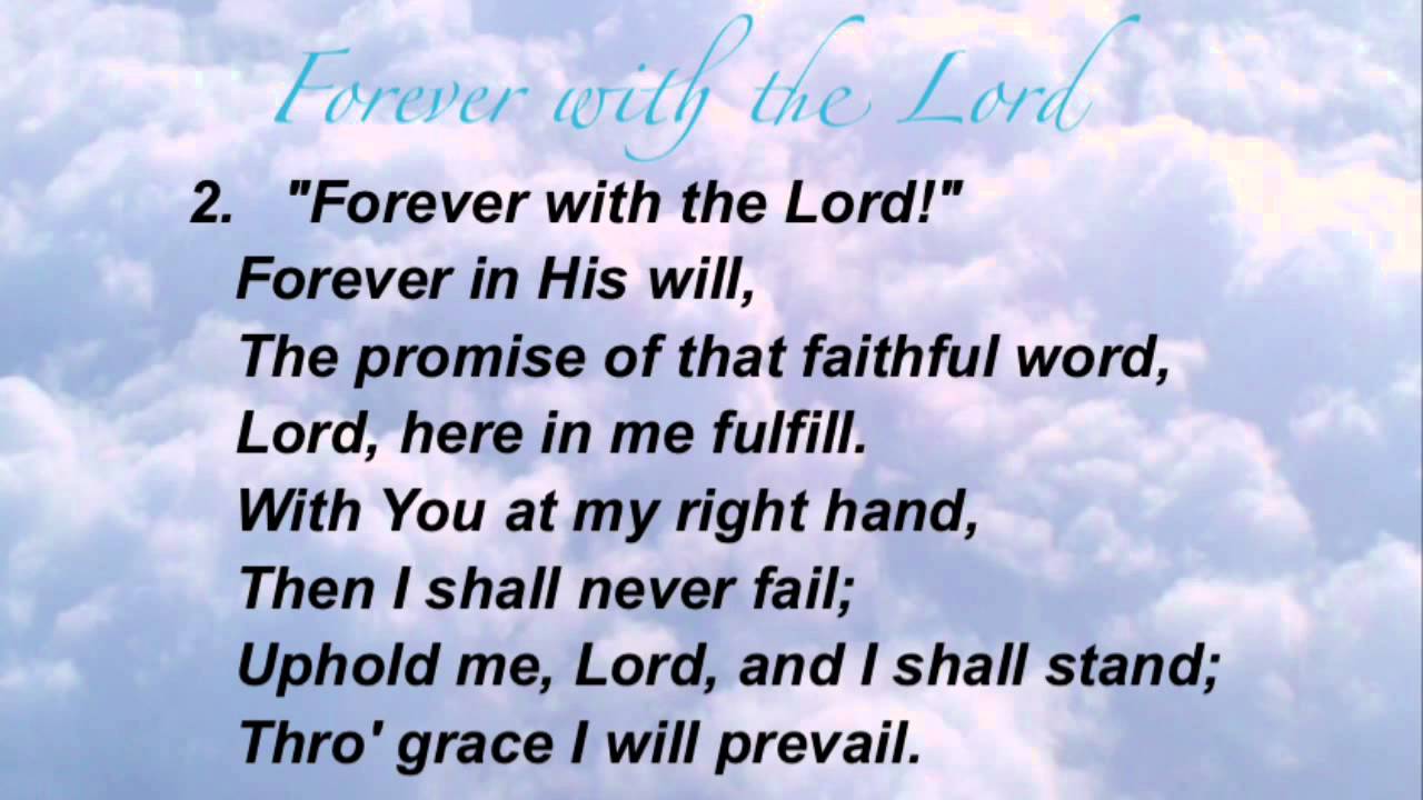 Forever with the Lord (Baptist Hymnal #529) - YouTube