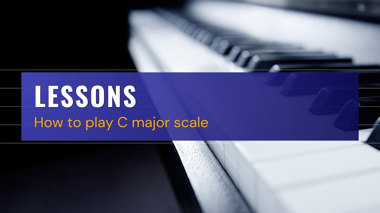 How to Play C Major Scale on Piano - YouTube