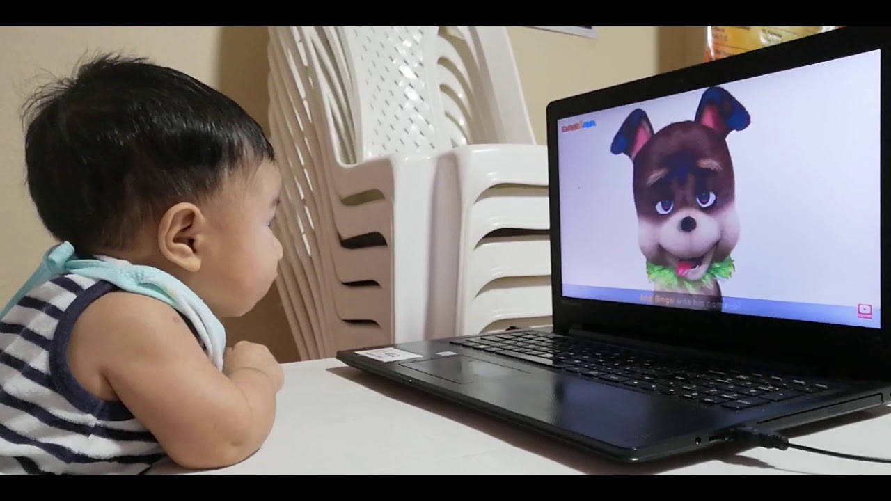 3 Months Old Baby Update - Watching Nursery Song :) - YouTube