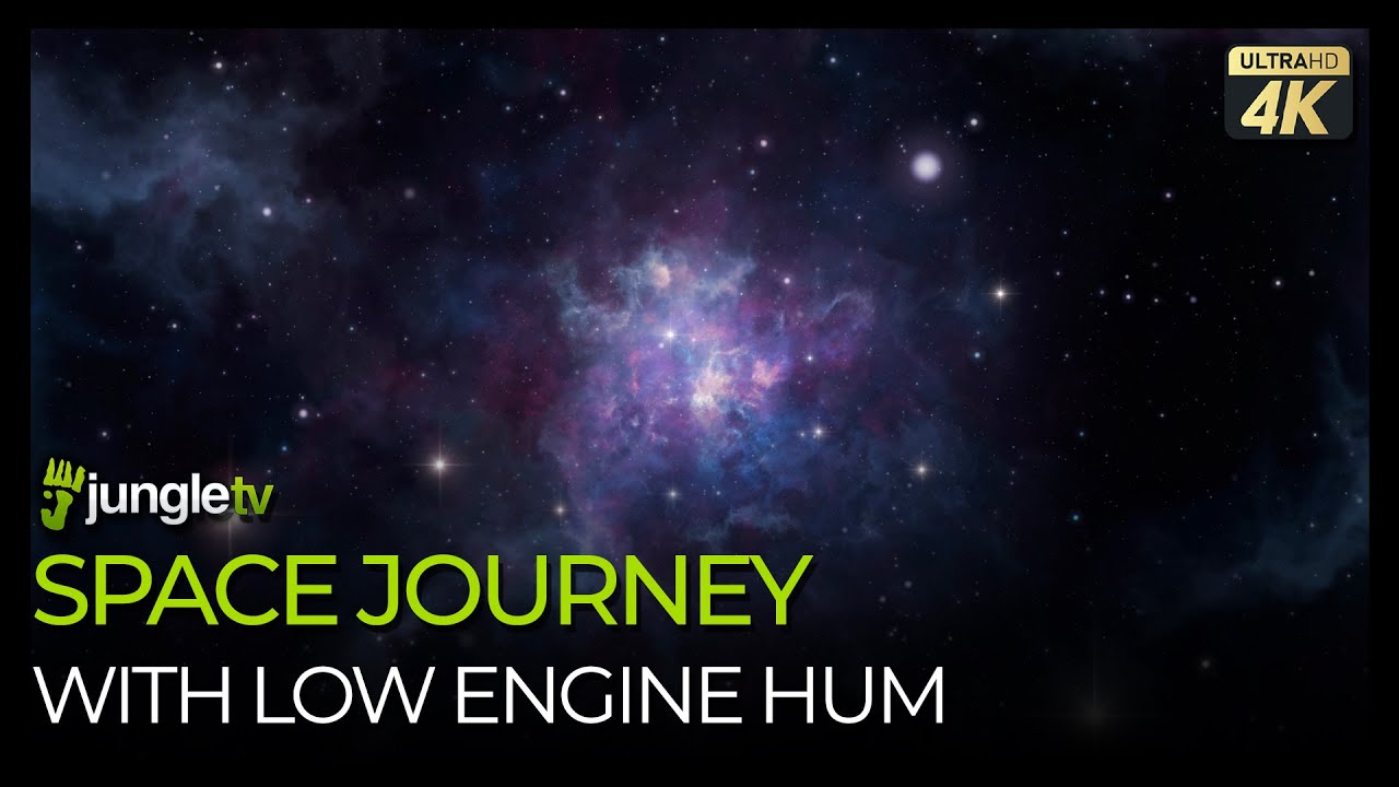 Space journey with low engine hum - YouTube