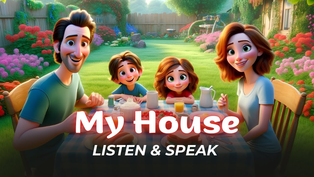 My House | Learn English Through Story | Improve Your English Listening ...