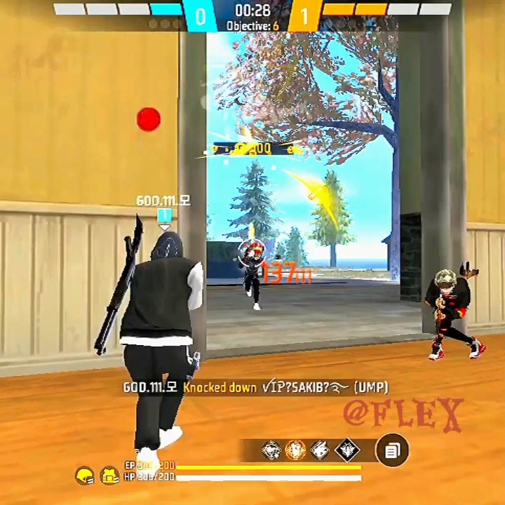 1vs2 op headshot ff || only Red number game play sensitivity # ...