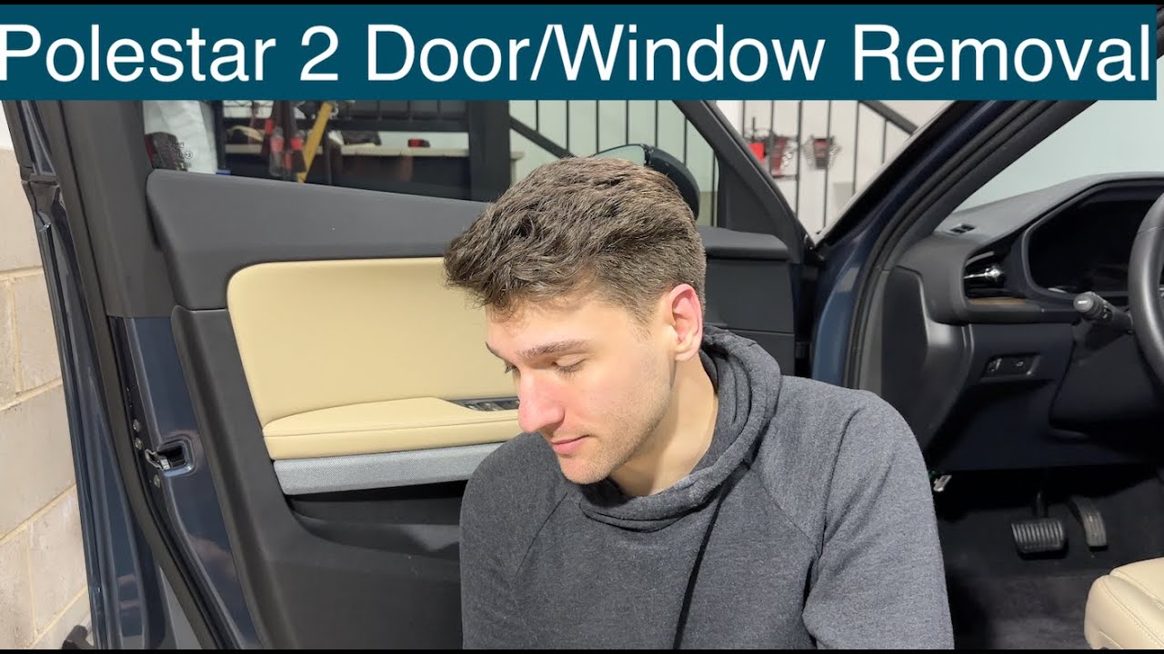 Polestar 2 Door and Window Removal and Sound Deadening - YouTube
