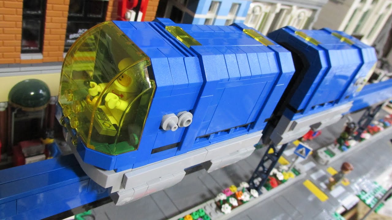 Lego mini-Space Monorail - YouTube