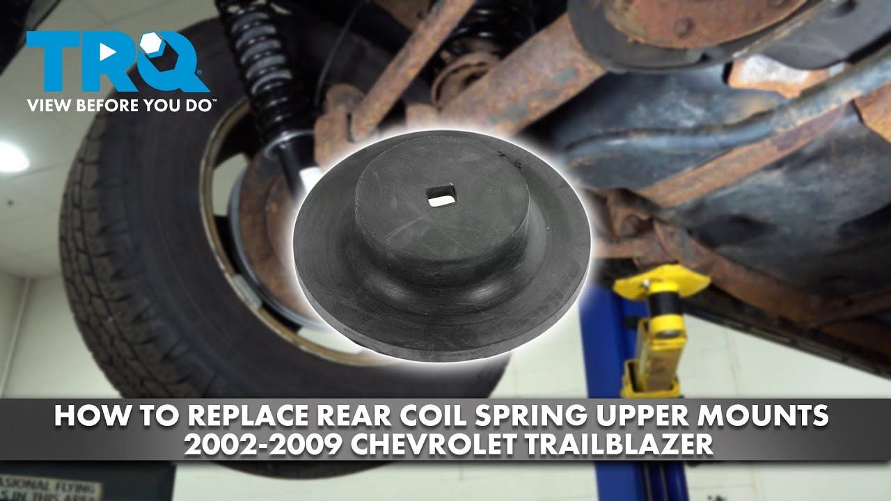 How to Replace Rear Coil Spring Upper Mounts 2002-2009 Chevrolet ...