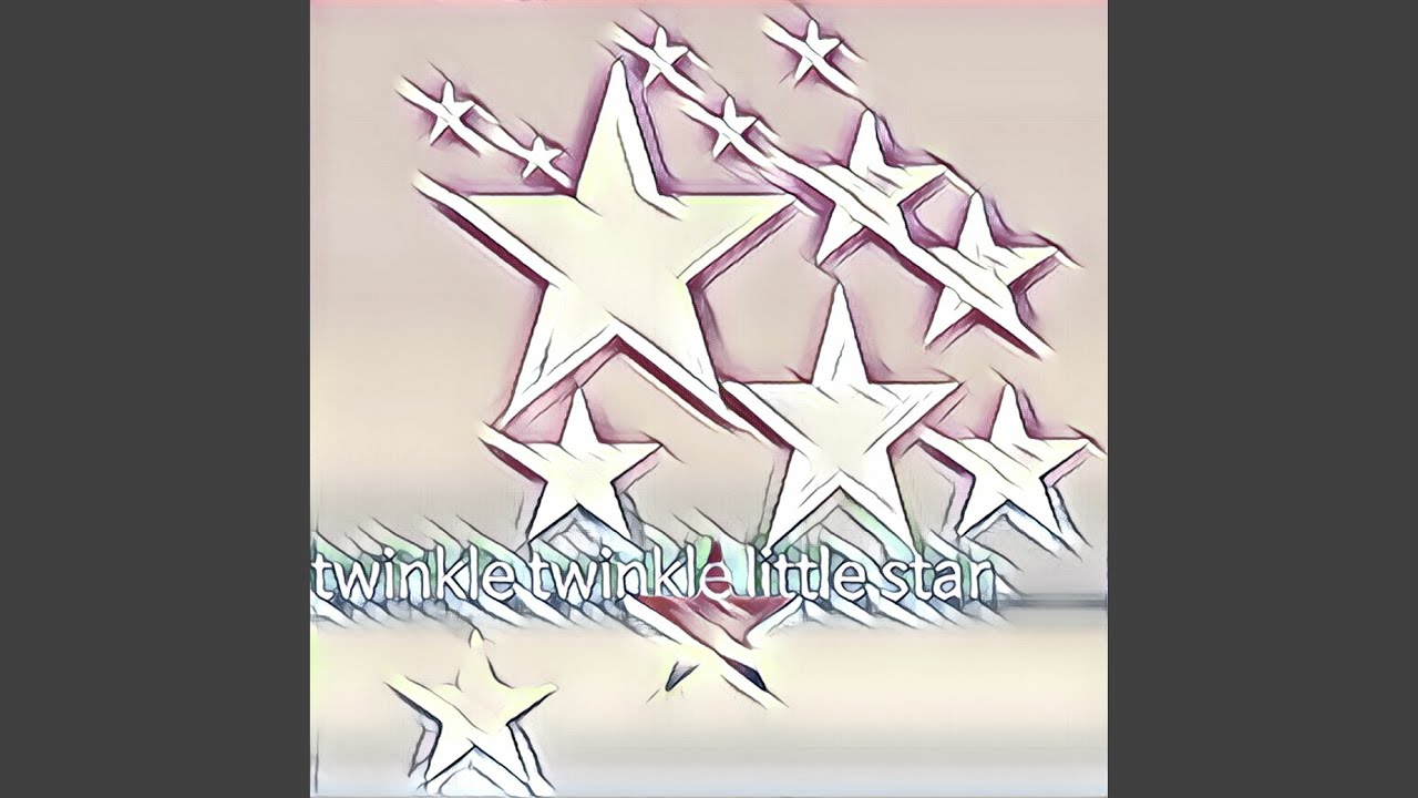 TWINKLE TWINKLE LITTLE STAR (thunder sound of rain white noise lullaby ...