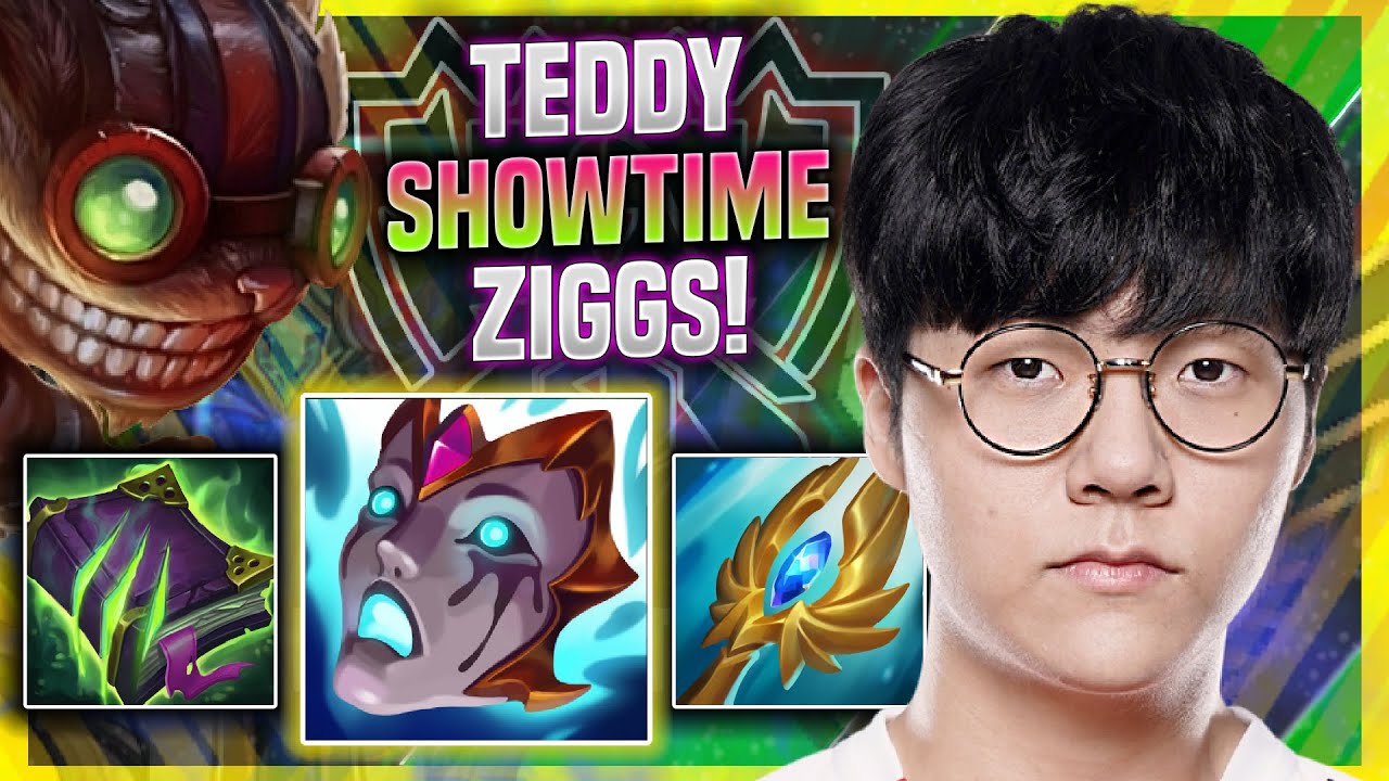 TEDDY SHOWTIME WITH ZIGGS IN EUW SOLOQ! - T1 Teddy Plays Ziggs ADC vs ...