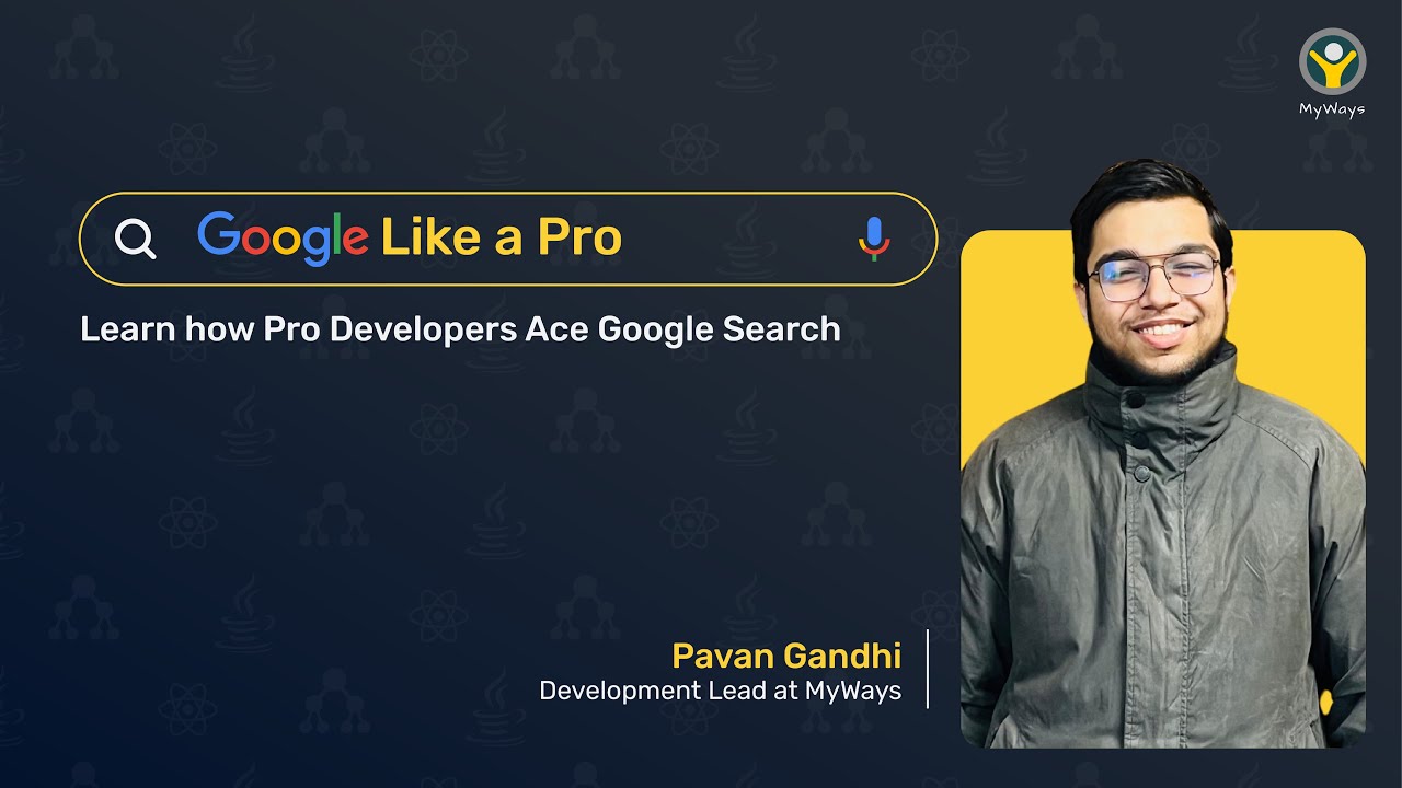 Google Like a Pro : Tech Freshers should see this - YouTube