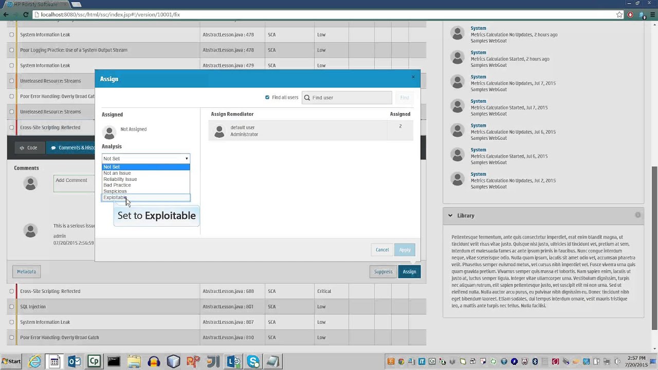 Triage and Audit Results in SSC Server - YouTube