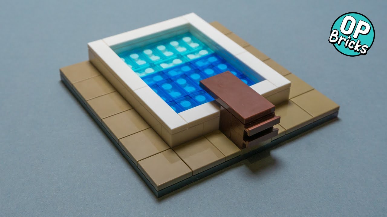 Lego Swimming Pool bauen | einfache Anleitung | Lego Pool bauen - YouTube