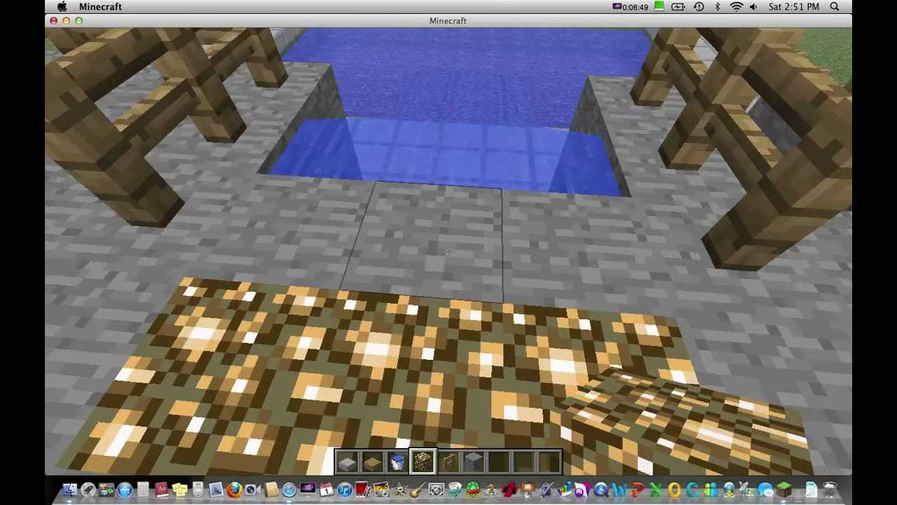 Minecraft Awesome Pool/Backyard Area Tutorial - YouTube