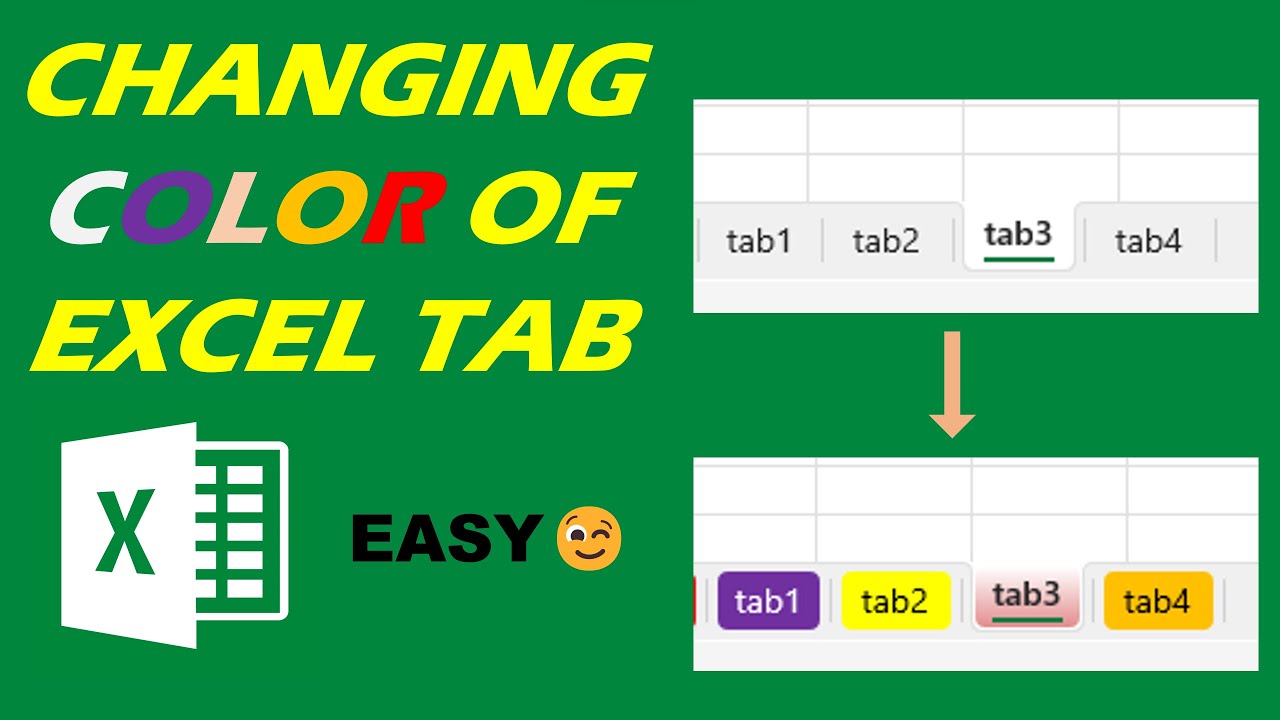 How To Change Excel Tab Color YouTube How To Change Excel Tab Color YouTube