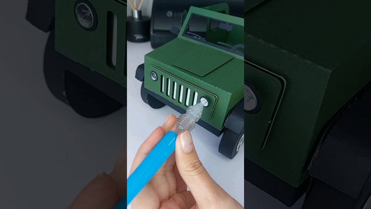 3D Jeep #papercraft - YouTube